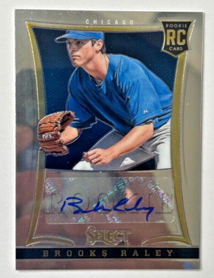 Brooks Raley 2013 Panini Select Rookie RC AUTO #191 Cubs New York Mets ...
