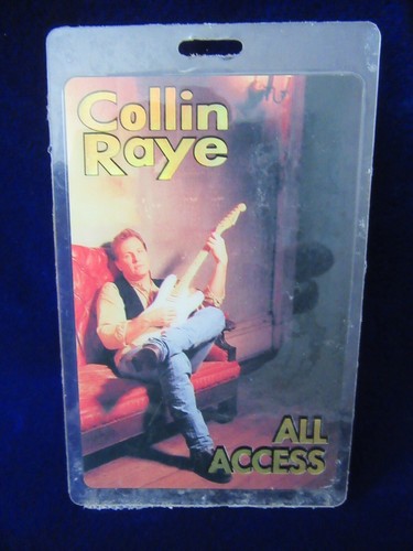 COLLIN RAYE CONCERT TOUR BACKSTAGE ALL ACCESS PASS BADGE PERRI ...
