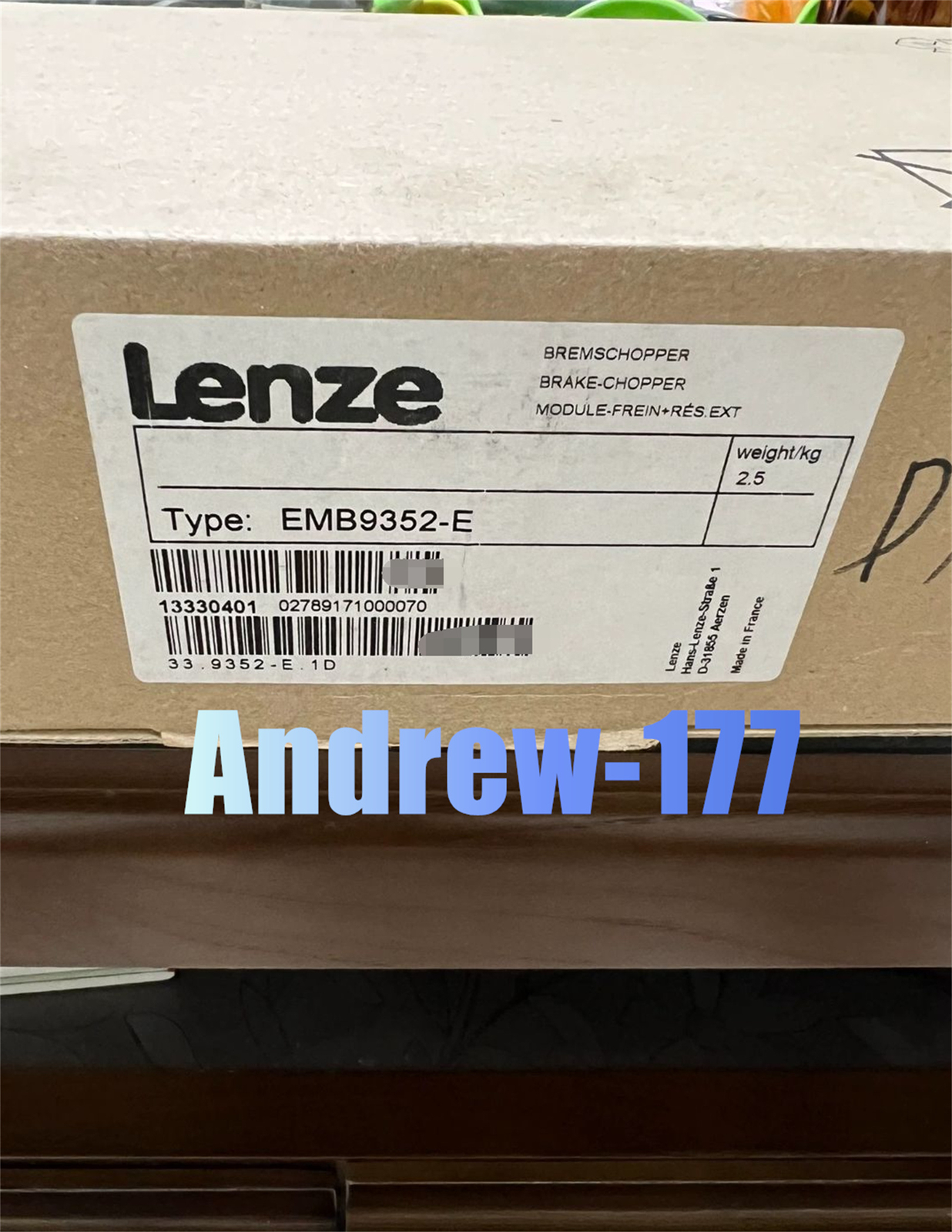 Lenze Emb9352-e 9350 BRAKING Unit Brake Chopper 765v for sale online | eBay
