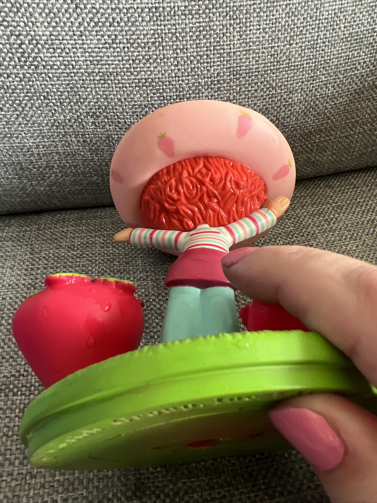 TCFC STRAWBERRY SHORTCAKE with Hat Striped Shirt Pants 5.25" Toothbrush ...