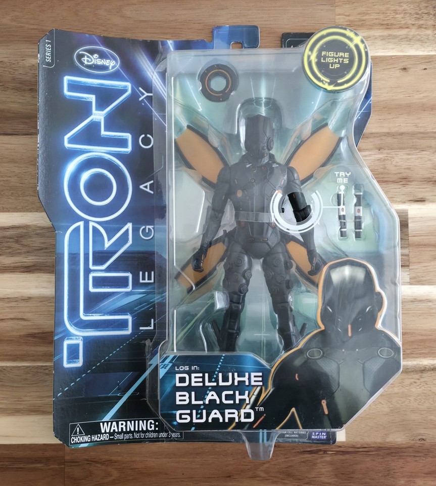 Disney Tron Legacy Deluxe Black Guard action figure by Spin Master 2010 ...