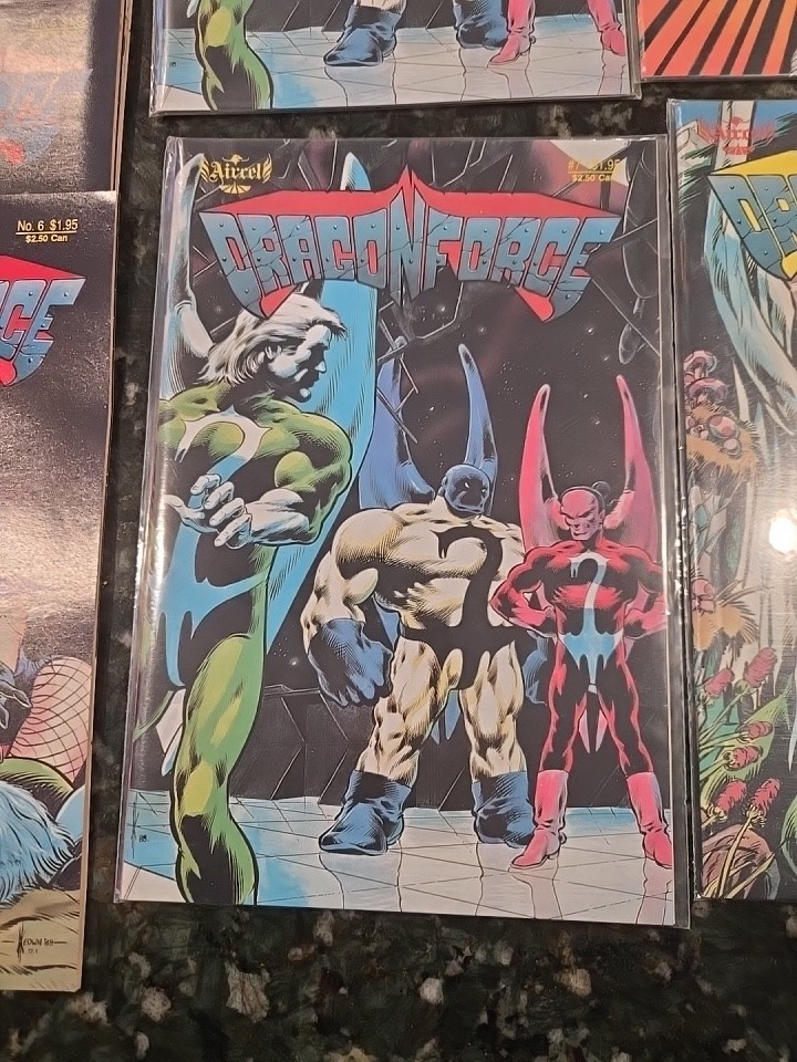 Dragonforce Comic Lot (Aircel Publishing, 1988) 7 Issues # 6 7,8,11 ...