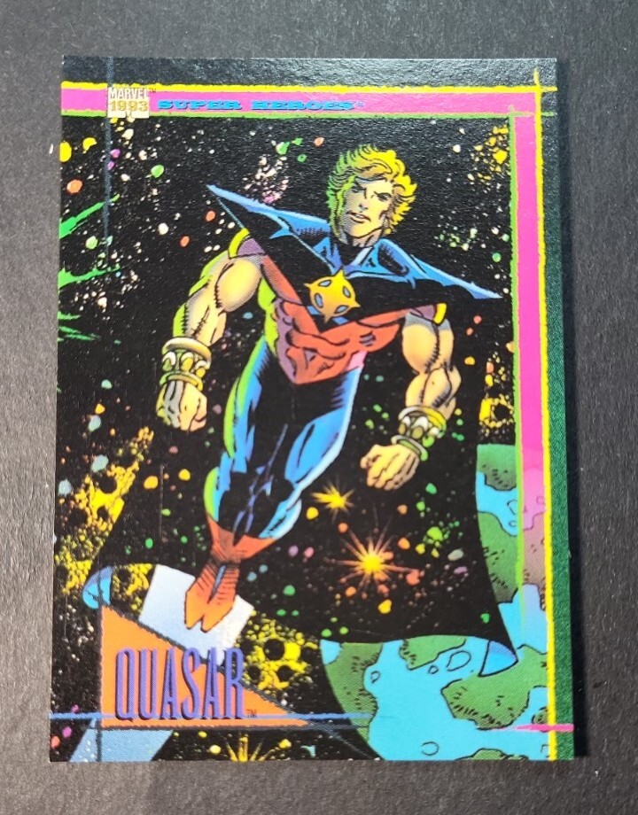 Marvel Skybox 1993 Super Heroes Quasar Trading Card #12 | eBay