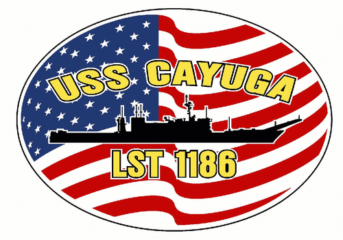 USS CAYUGA LST 1186 Oval Decal / Sticker Military USN U S Navy | eBay