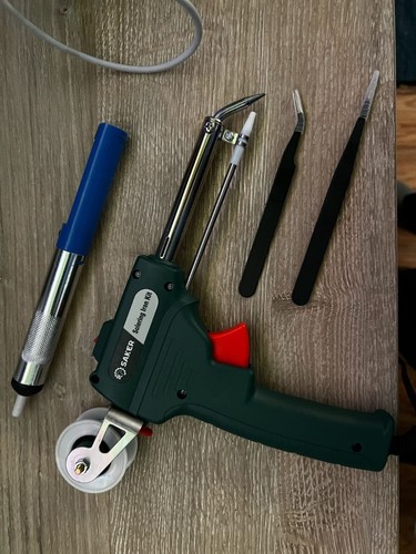 Saker Soldering Iron Kit,60w 110V Corded Electric Welding Gun With ...