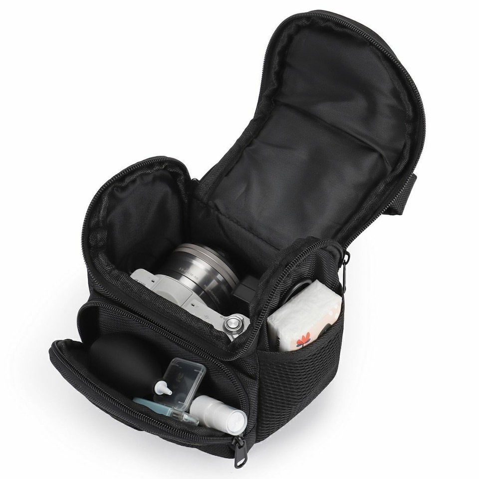 DSLR SLR Camera Shoulder Bag Case Waterproof Shockproof For Canon Nikon ...