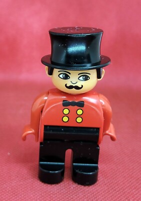 VINTAGE DUPLO LEGO CIRCUS RINGLEADER MINIFIGURE | eBay