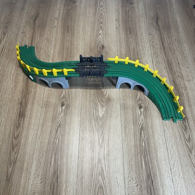 Fisher Price GeoTrax Green Mountain Bridge Tunnels Train Track | eBay