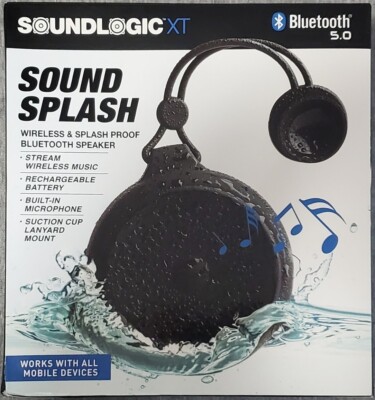 In Box SoundLogic XT Sound Splash Wireless & Bluetooth Speaker Black | eBay