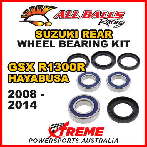 All Balls 25-1392 For Suzuki GSXR1300R Hayabusa 2008-2014 Rear Wheel ...