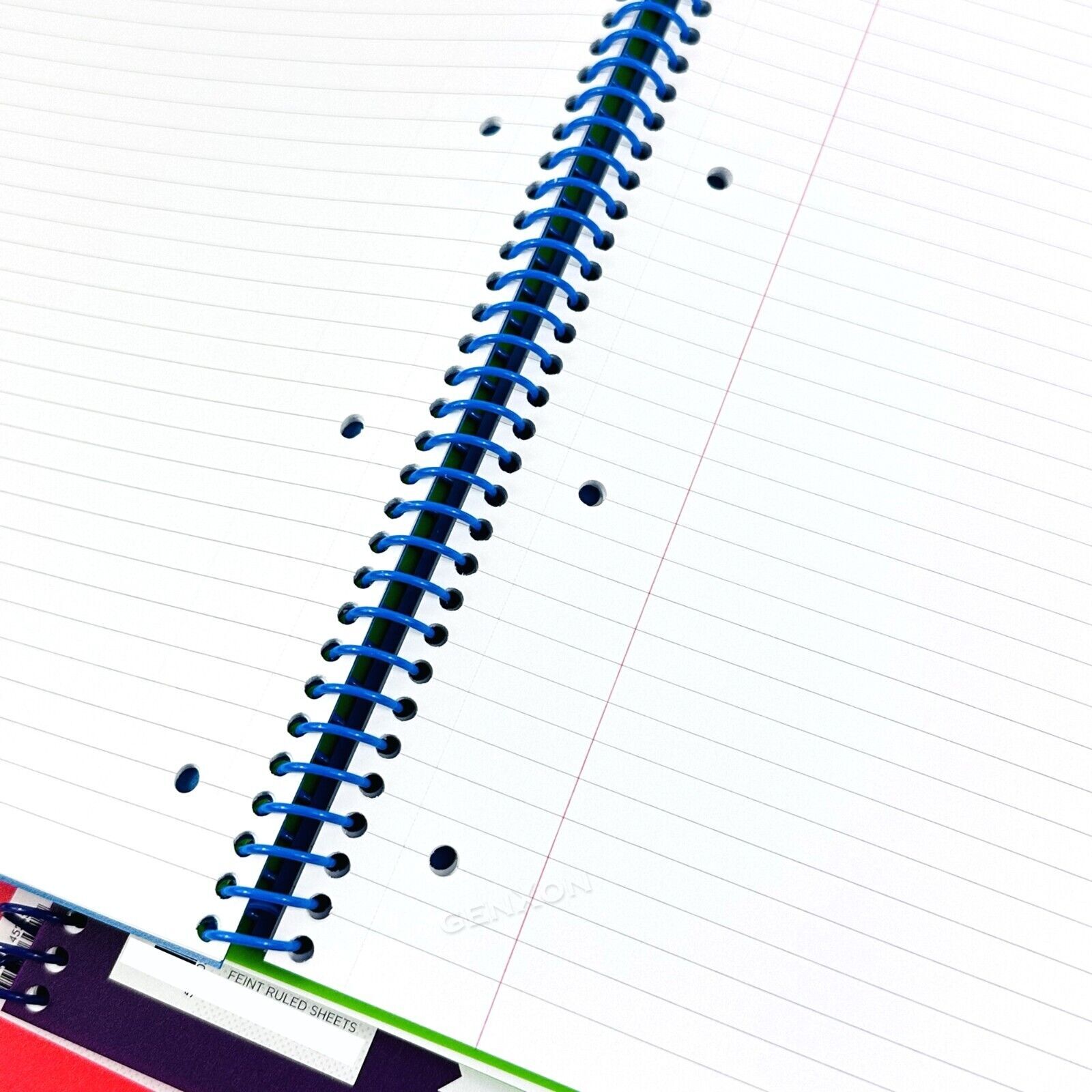 Spiral Notebook Flexi Cove 160 Pages Feint Margin Ruled Home School ...