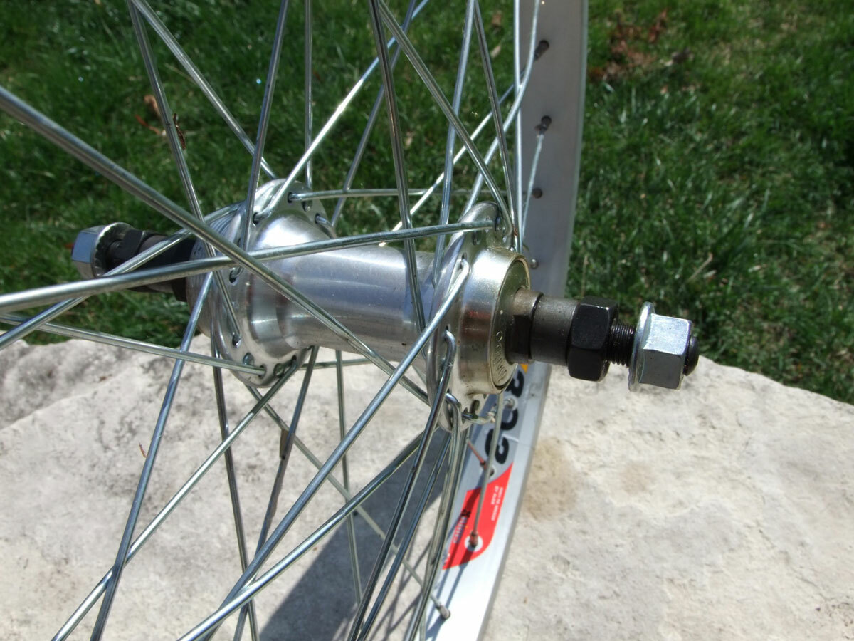 Y303 X Rim and Hub for 20" BMX Bicycle, 36 Spoke, Rear Sta-Tru Wheel 3/ ...