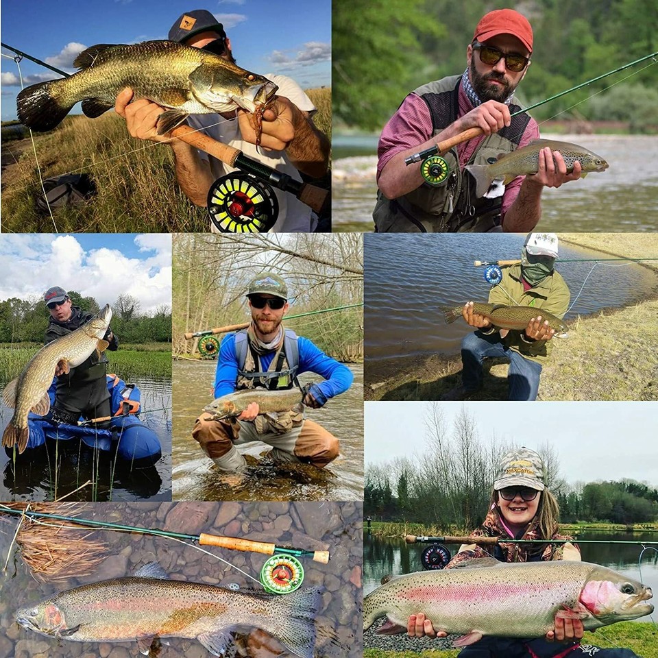 Fly Fishing Combo: Premier Fly Fishing Rod, Avid Fly Reel and Rod Case ...