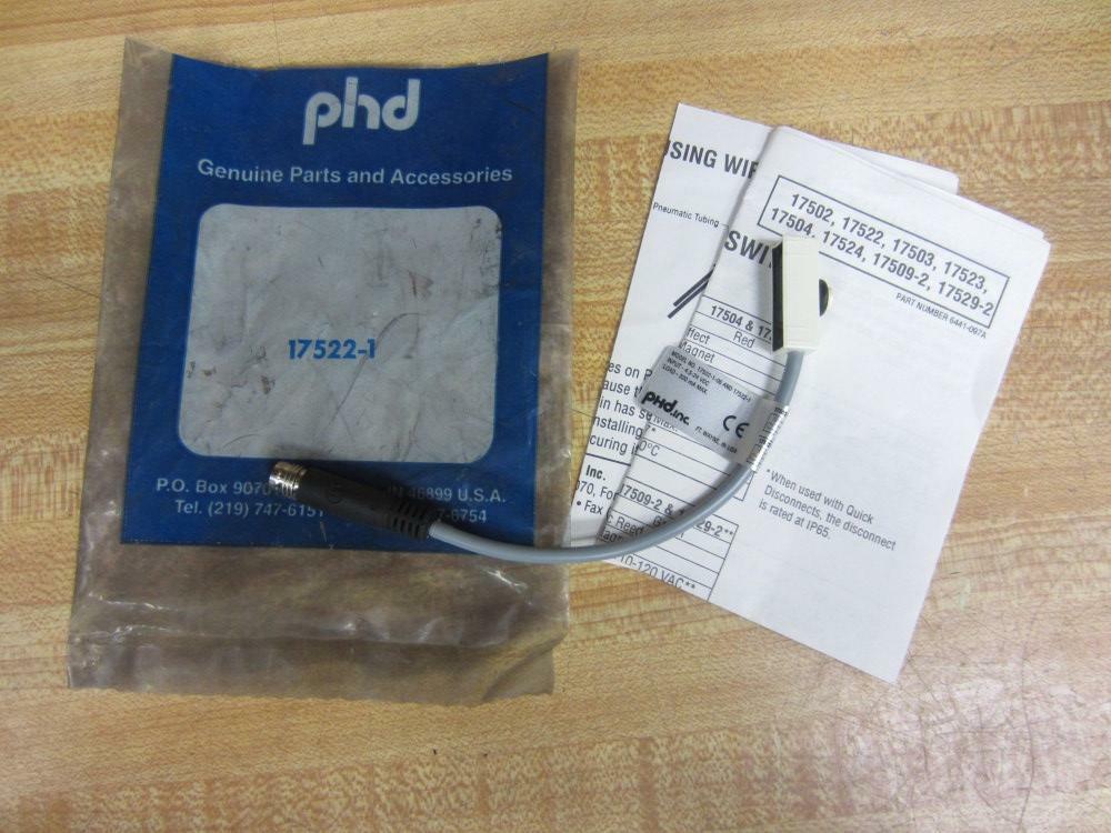 PHD 17522-1 White Magnetic Reed Proximity Switch Sensor T22972 for sale ...