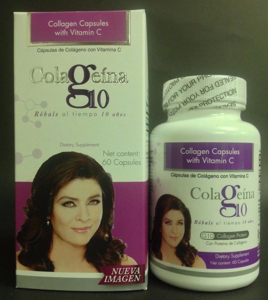 2 BOTTLES COLAGEINA 10 CAPS, Colageina10.Colageno hidrolizado,collagen ...