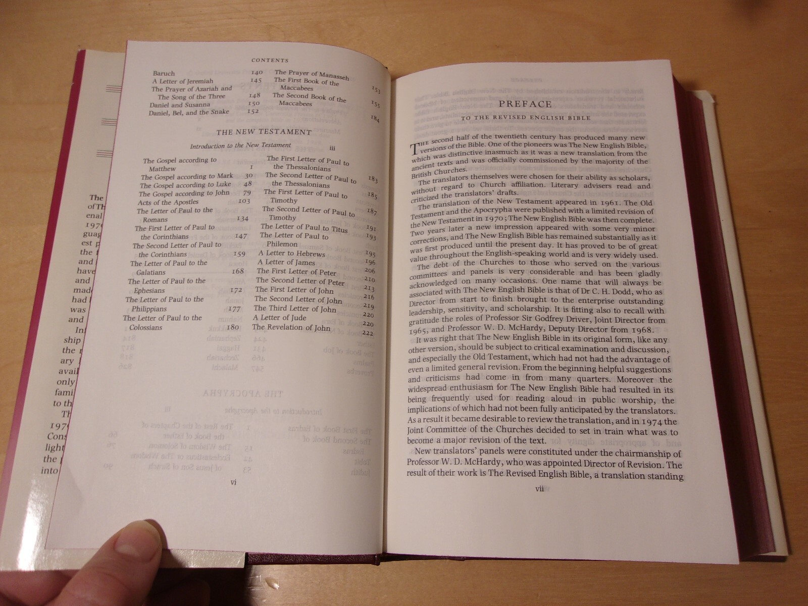 The Revised English Bible with the Apocrypha, first edition (1989 ...