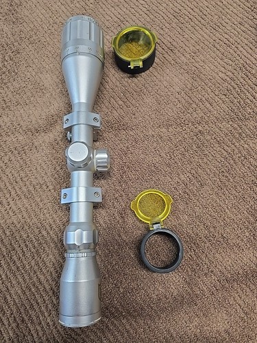 Nikko Stirling Gold Crown 4-12x42 Rifle Scope Silver With Rings Picanny ...