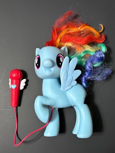 Hasbro My Little Pony MLP Singing Rainbow Dash Karaoke Mic Microphone ...