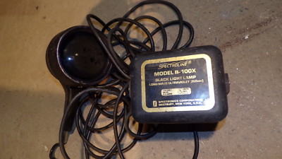 Spectroline B-100x Black LIght Lamp 62452 No Power *FREE SHIPPING* | eBay