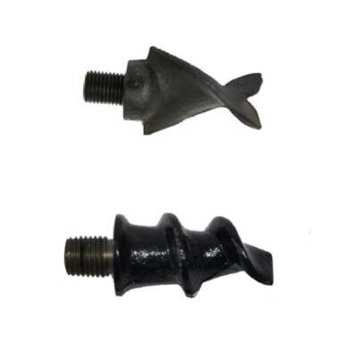 Auger Point to Fit 9" and 12" Post Hole Digger & 1-1/4" Thread Fish ...