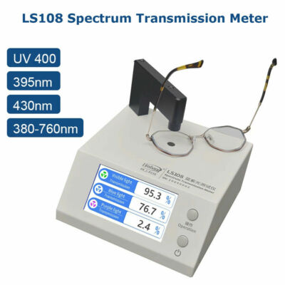 LS108 Spectrum Transmission Meter UV400 PL BL VL Light Transmittance ...