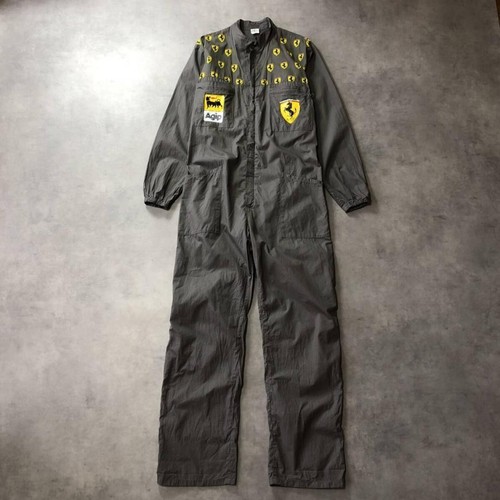 MARIO DE CECCO: Ferrari logo design Mechanic jumpsuit overalls work ...