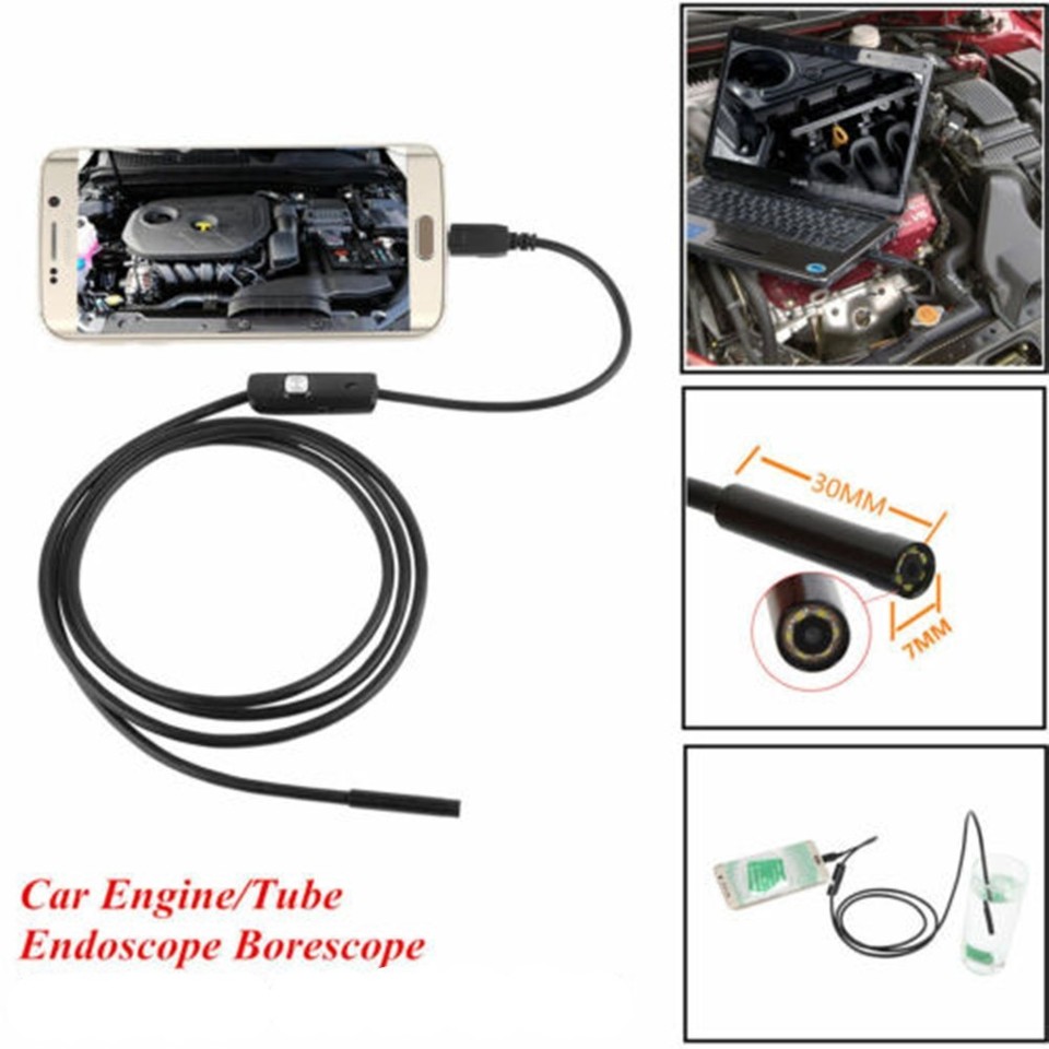 Borescope Camera for Car Maintenance and Inspection Waterproof and Long ...