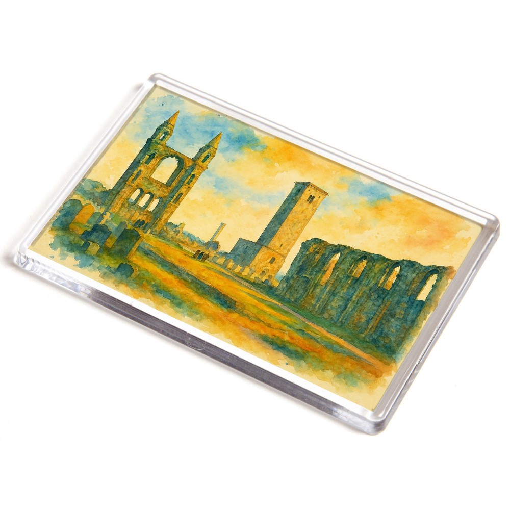 JUMBO MAGNET - St Andrews. St Regulus Tower - Vintage Art Style | eBay UK