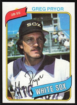 1980 Topps #164b Greg Pryor | eBay