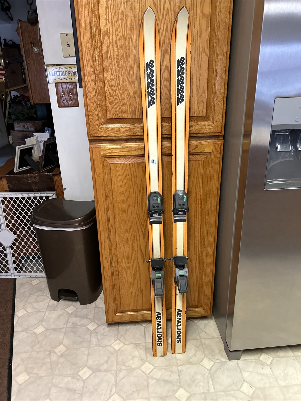 K2 snow skies 160 length marker bindings w/brakes good shape no deep ...