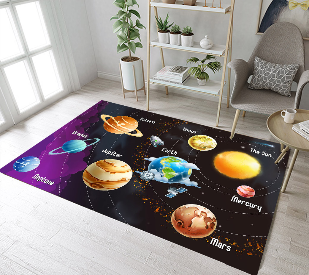 Planets Solar System Rug