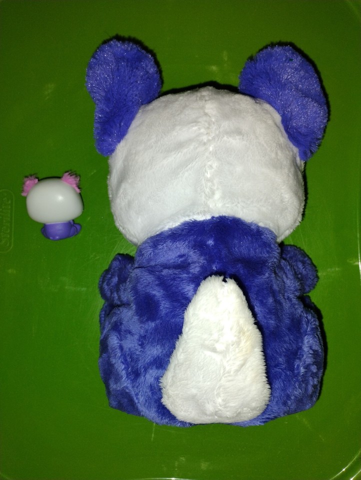 Peek A Roo Interactive Purple & White Panda Roo With Baby Sounds Moves ...