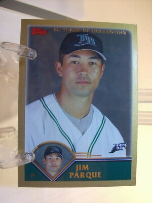 2003 Topps Traded & Rookies Gold Baseball #T97 Jim Parque 1800/2003 ...