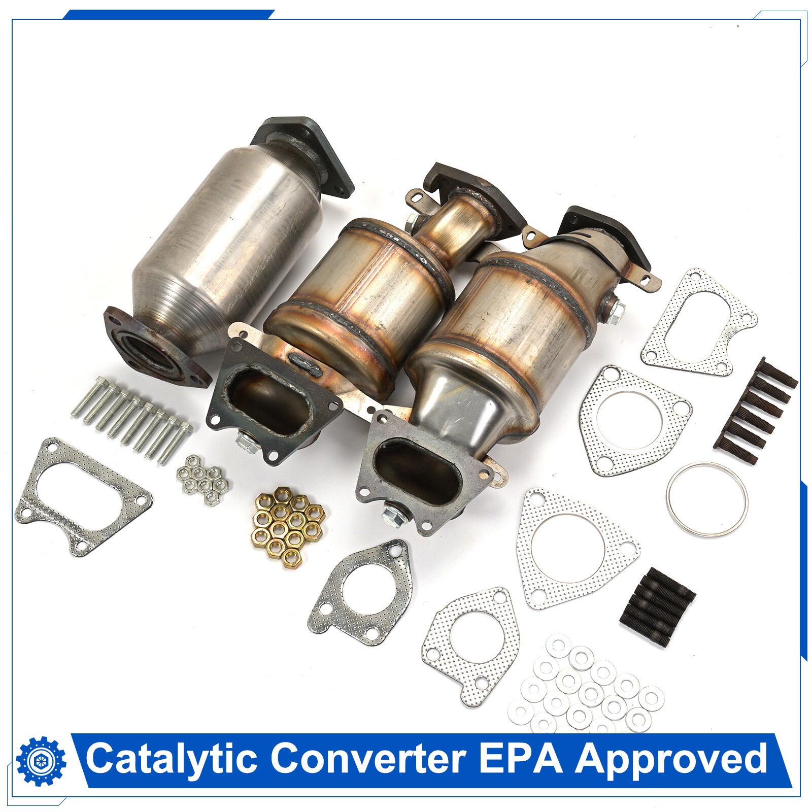 Fits Acura TL 3.2L/3.5L 2004 2005 2006 2007 2008 3 Pcs Catalytic ...