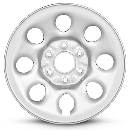 New Wheel For 2005-2013 Chevrolet Silverado 1500 17 Inch Silver Steel ...