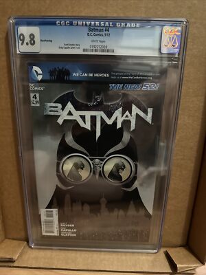 *Batman # 4 / Third Printing / DC Comics / The New 52 / CGC Universal ...