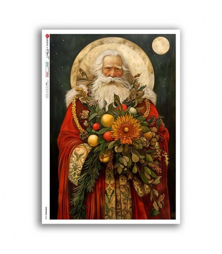 Saint Nicholas with Flowers | A4 Rice Paper | Paper for Decoupage | eBay