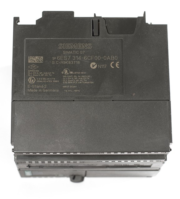 Siemens Simatic S7-300 CPU 314C-2DP 6ES7 314-6CF00-0AB0 ...