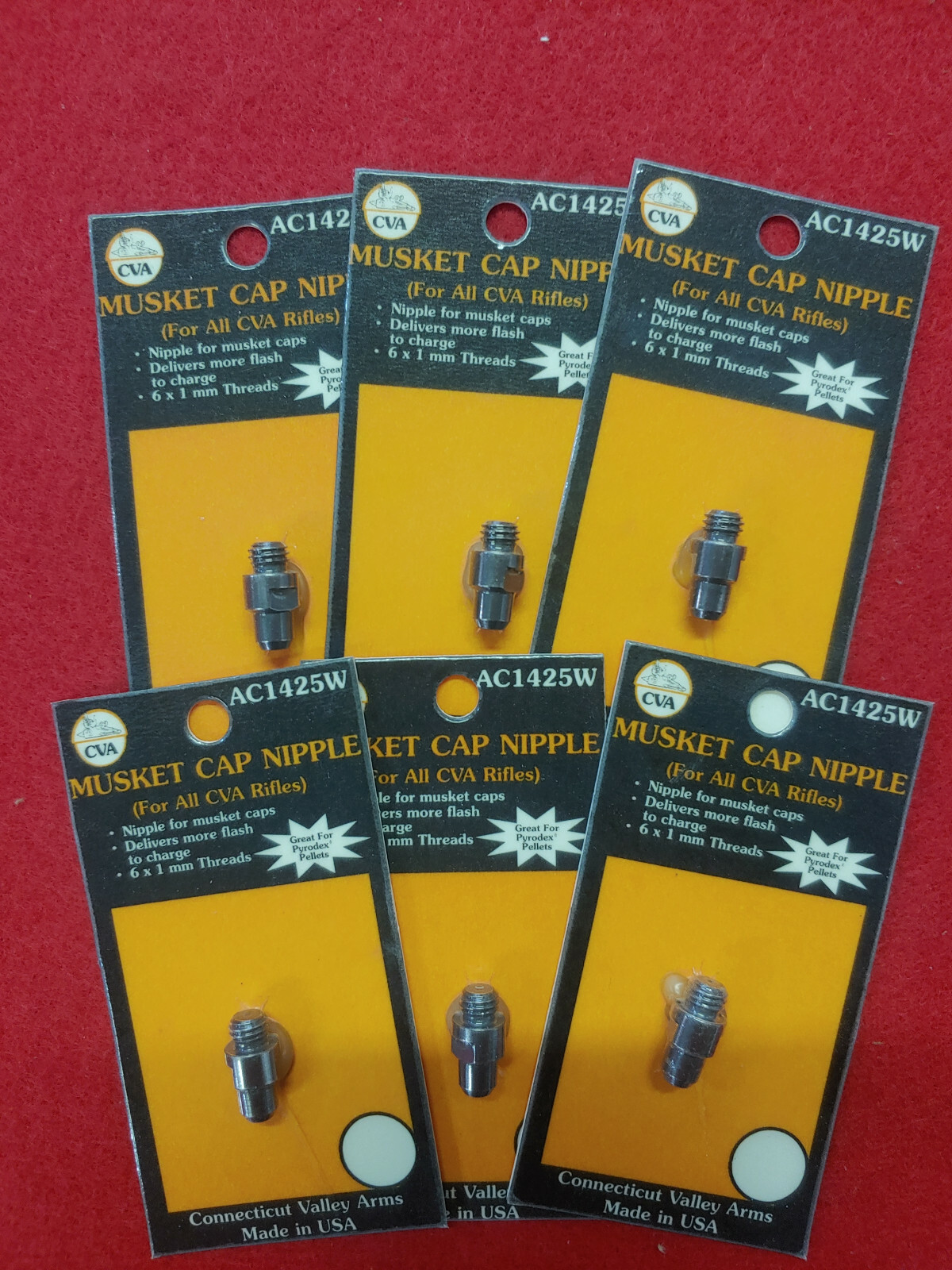 CVA Musket Cap Nipple (6 Pack) | eBay
