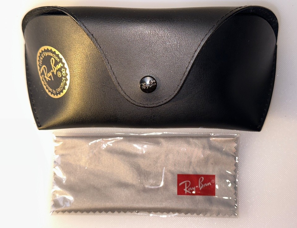 NEW Ray Ban Unisex Wrap Around Acetate Sunglasses Italy 4080 W/Case | eBay