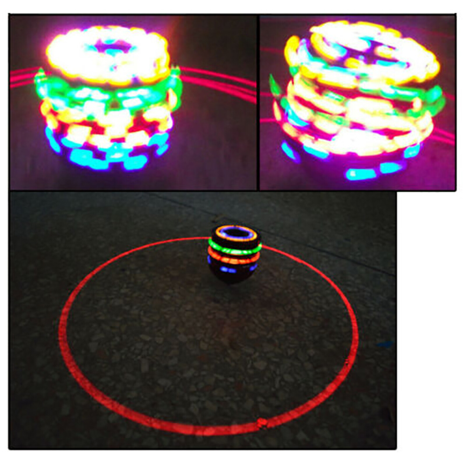 Toys For Boys Spinning Gyro Spinner LED Music Lights Kids Birthday XMAS ...