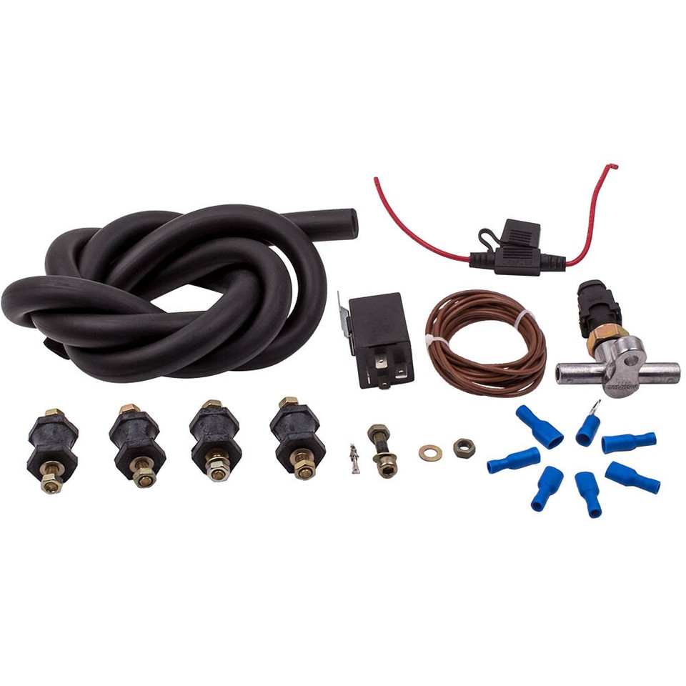 Universal Power Brake Booster 12V 18" to 22" Electric Vacuum Pump Kit ...