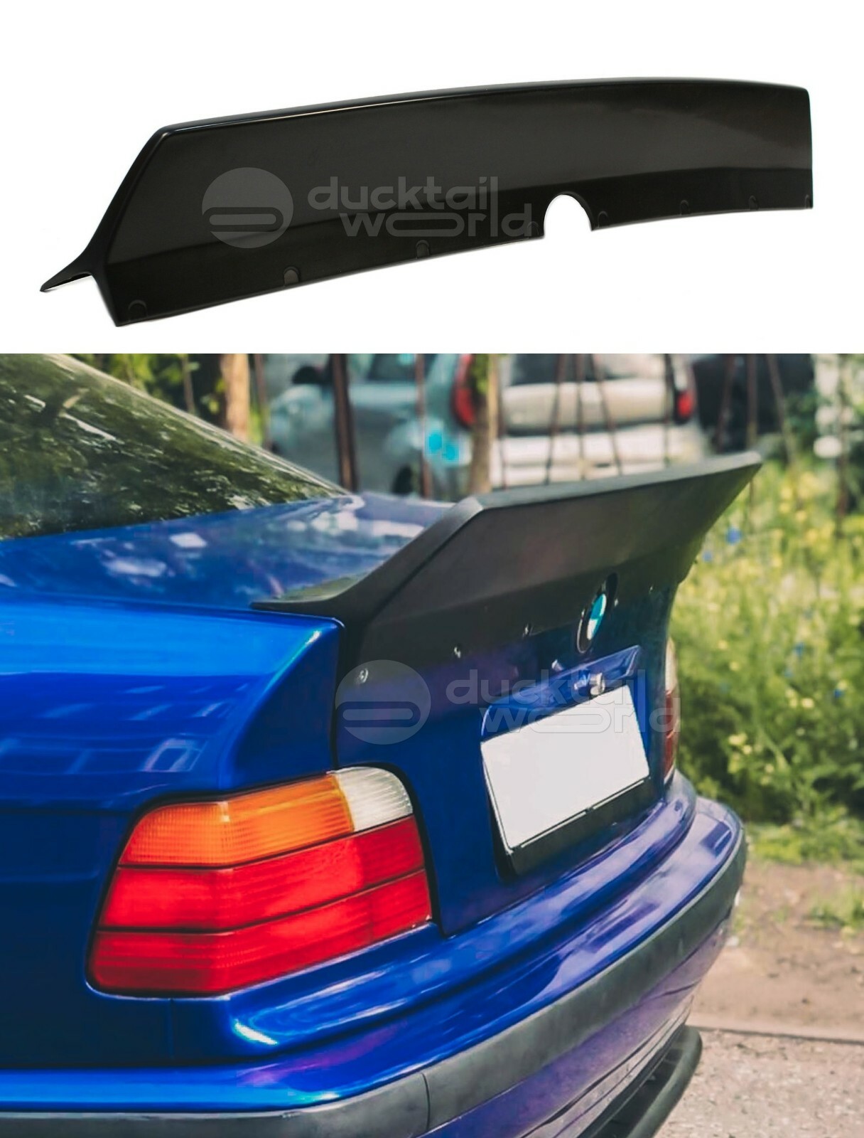 Ducktail Spoiler for BMW 3 e36 M3 1991 - 1997 Rear Boot Trunk Wing ...