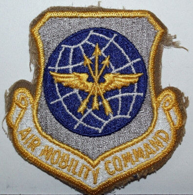 USAF US Air Force Air Mobility Command (AMC) Badge Crest Patch Full ...