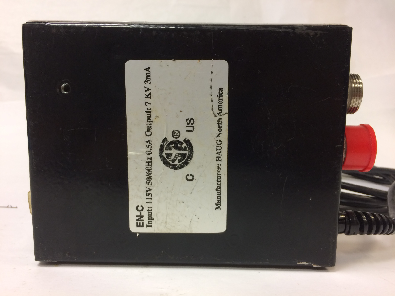 HAUG EN-C 115VAC 50/60Hz 0.5A TO 7KV 3mA POWER SUPPLY TESTED AND ...