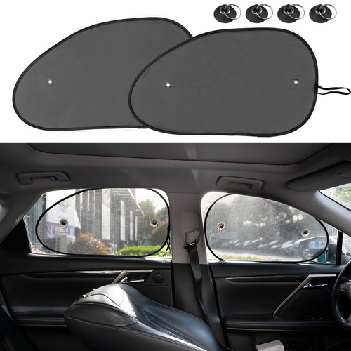 2x Car Side Rear Window Screen Sun Shade Mesh Visor Windshield Sunshade ...
