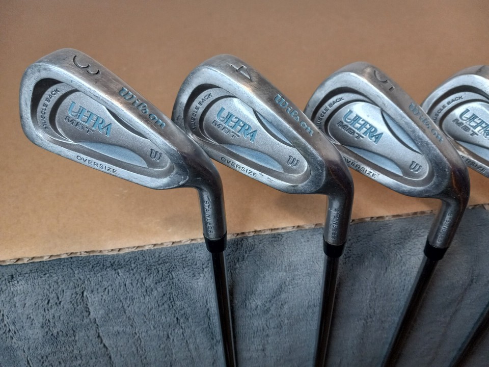 Wilson ULTRA MBT Oversize Irons Right-Handed Ladies Flex Steel Shafts ...