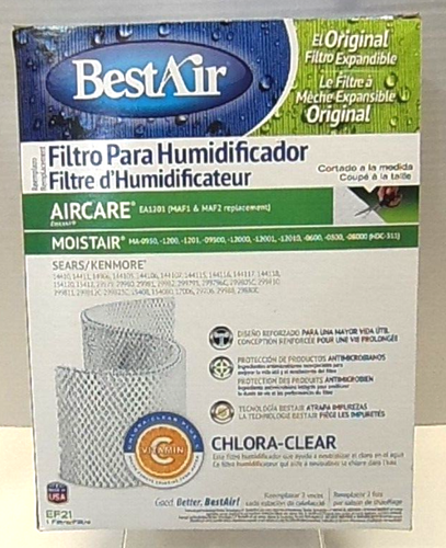 BestAir Humidifier Wick Filter EF21 for Aircare Moistair Sears Kenmore ...