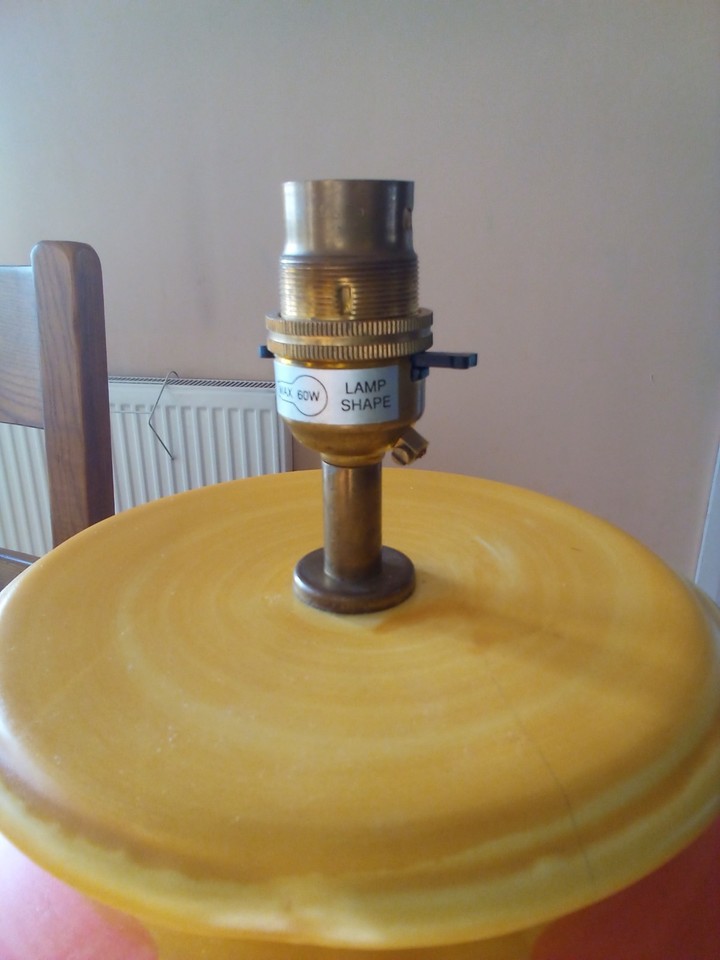 Ugly ceramic table lamp base | eBay UK