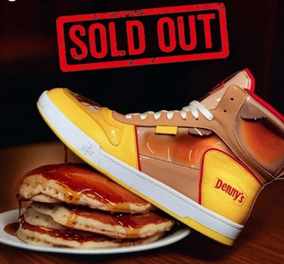 Denny’s Sticky Kicks - Men's 9 - Confirmed Order Limited Edition Syrup ...